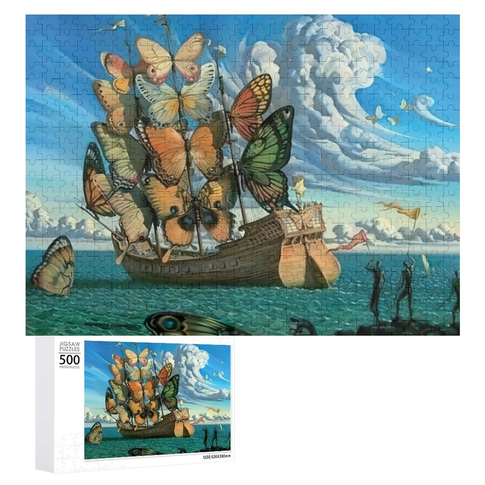 Salvador Dali Departure Of The Winged Ship