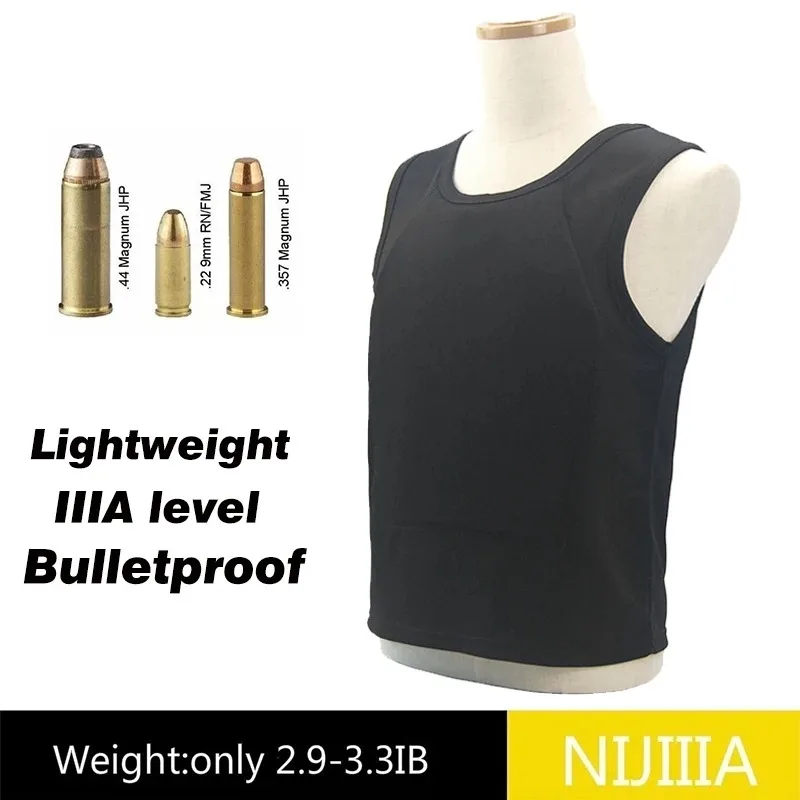 NIJ-IIIA-3A-Level-Bulletproof-Vest-Soft-Armor-Lightweight-Concealed ...