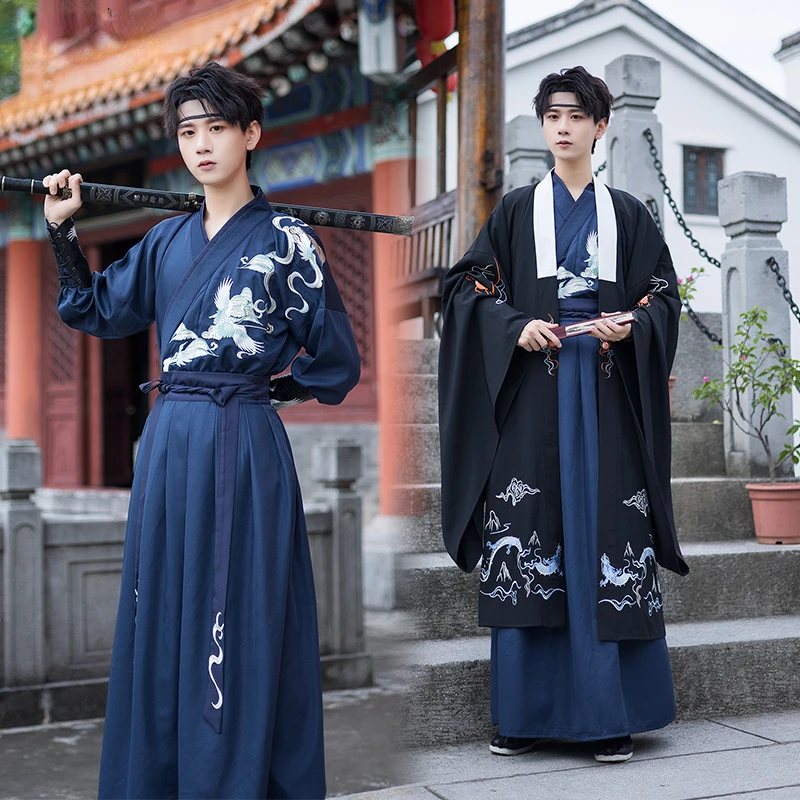 Vestido-folcl-rico-Hanfu-Original-para-hombre-ropa-china-antigua ...