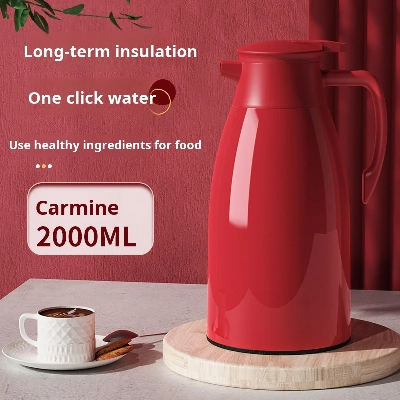 1L/2L Household Thermos Water Kettle Dormitory Warm Kettle Tea Bottle ...