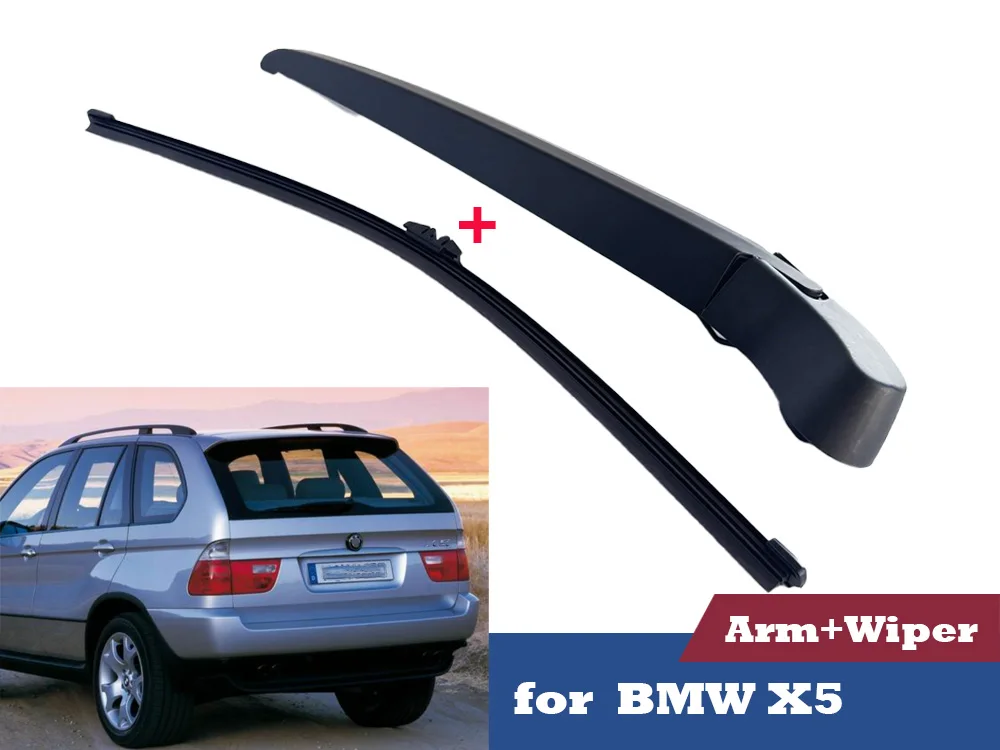 Rear Wiper Arm Blade Set Car Accessory 61627206357 Replacement for BMW ...