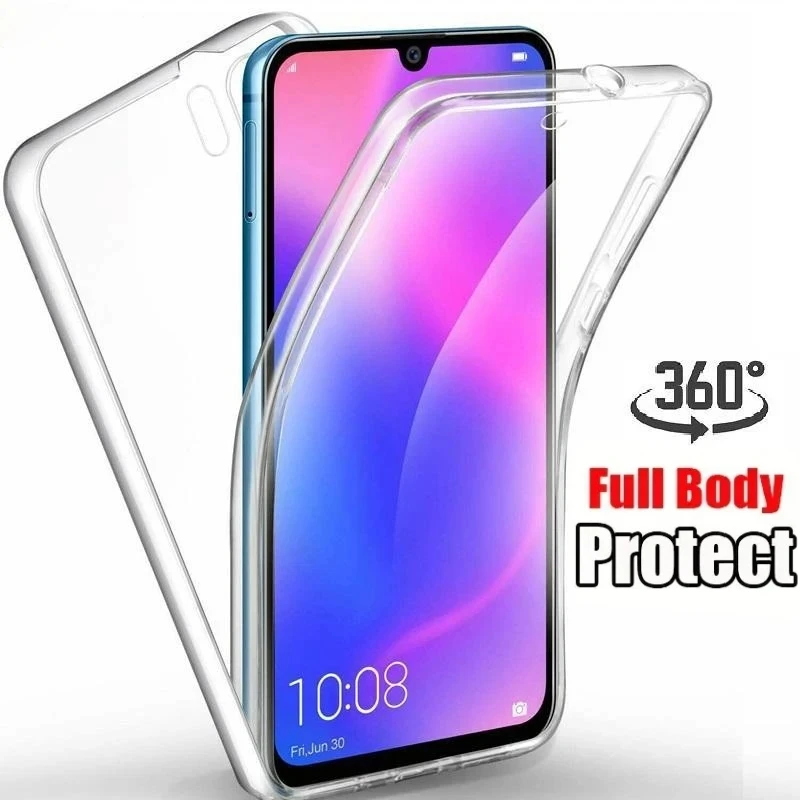 360 Full Body Cover Silicone Case For Huawei P20 P30 Pro P40 Lite P ...