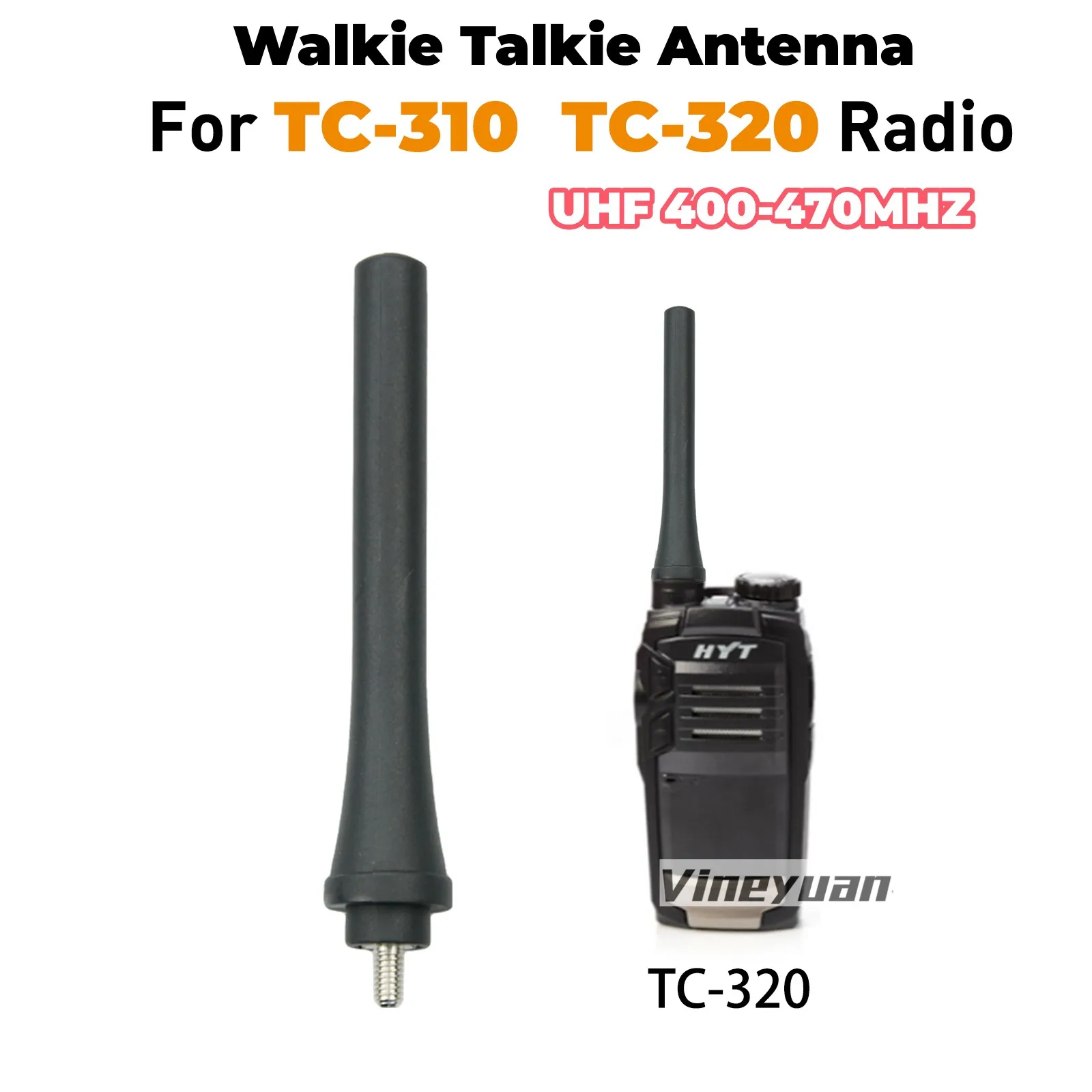 UHF 400 470Mhz 워키 토키 안테나 Hytera TC 310 TC 320 HYT TC310 TC320 양방향 라디오 안테나|워키토키 부품 & 부속품 ...
