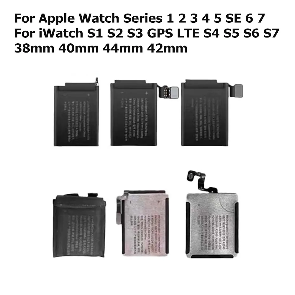New Battery For Apple Watch Series 1 2 3 4 5 SE 6 7 44mm 42mm For ...