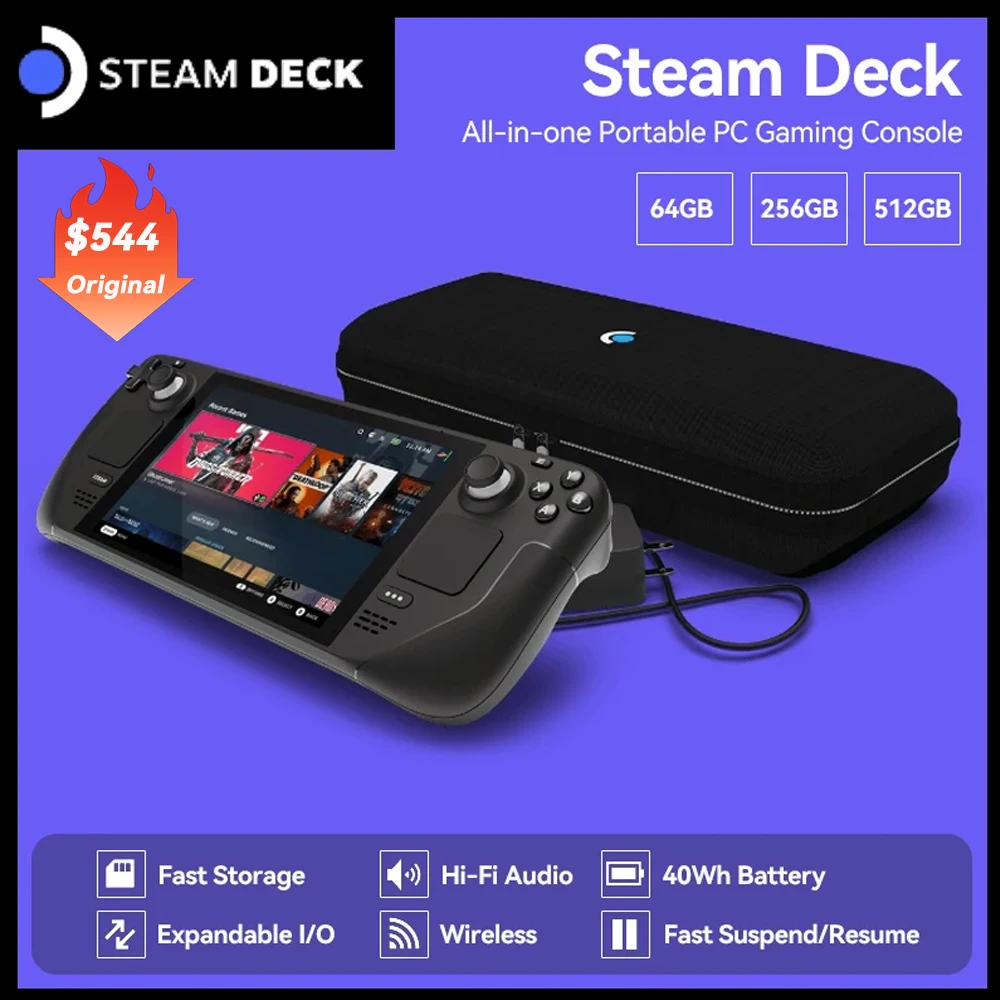 Steam-Deck-Steam-Deck-Oled-Portable-Game-Console-64G-SteamOS-System ...
