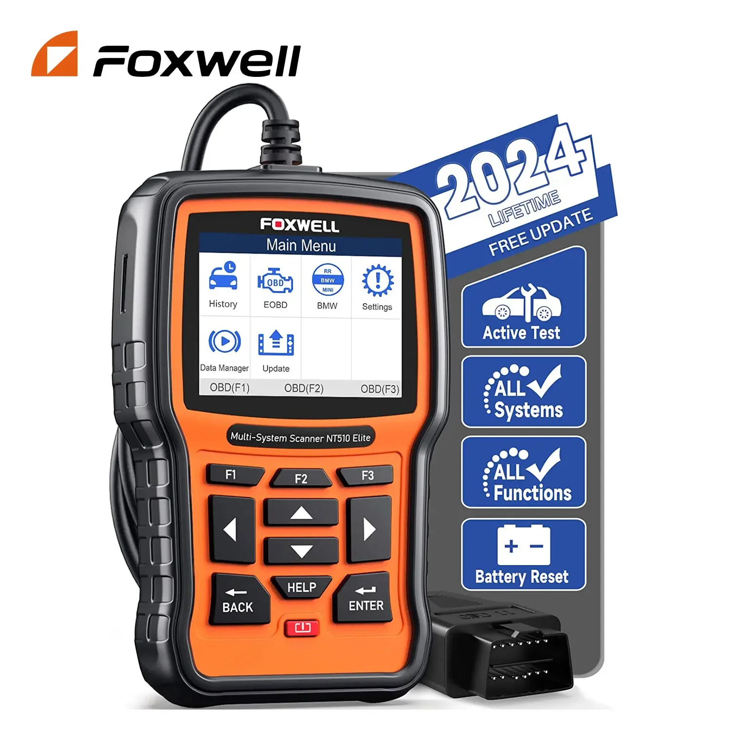 2024-FOXWELL-NT510-Elite-OBD2-Scanner-All-System-Bi-Directional ...