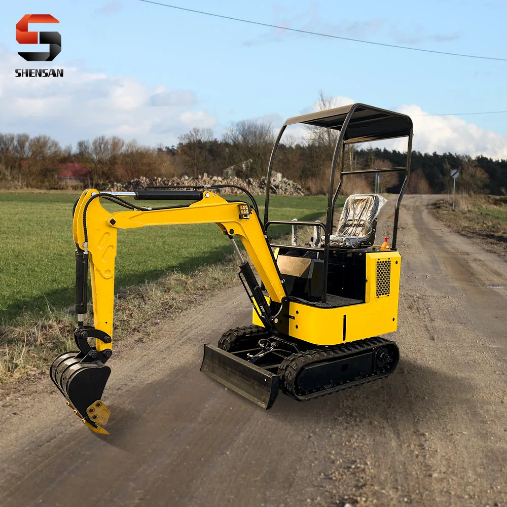 Fuel-saving-small-mini-crawler-excavator-digger-bagger-digging ...