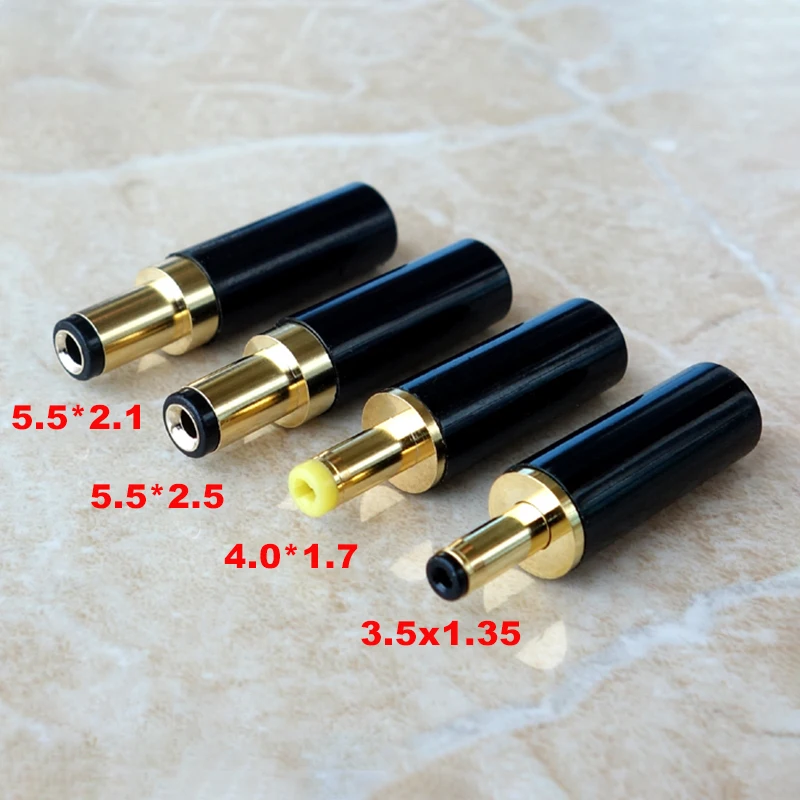 Gold Plated DC Power Plug Connector 5.5x2.1mm/5.5x2.5mm 4.0x1.7mm / 3 ...