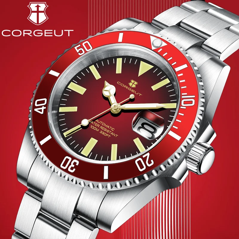 CORGEUT-Japan-NH35-40mm-Luxury-Men-s-Watches-Automatic-Mechanical ...