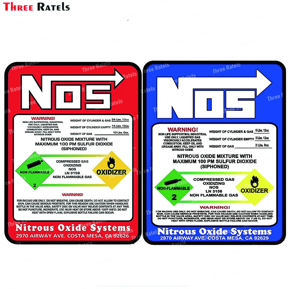 Three-Ratels-For-Drag-Racing-Creative-Car-Racing-Stickers-NOS-Nitrous ...
