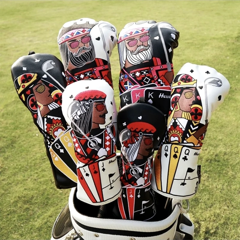 Golf-Wood-Head-Covers-Poker-Club-King-Queen-Knight-Driver-FW-UT-1-3-5-UT.jpg
