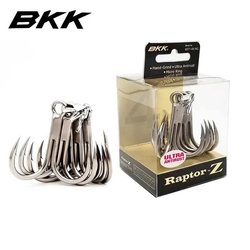 BKK-Raptor-High-Carbon-Steel-Treble-Hooks-Treble-Fishing-Hooks-Strong ...