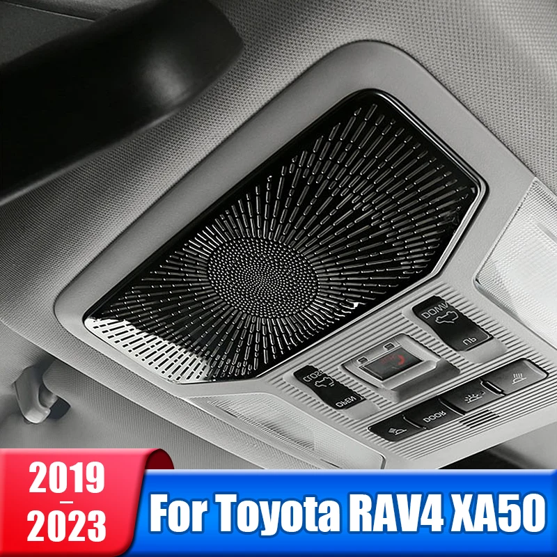 Car Front Reading Light Audio Tweeter Speaker Cover For Toyota RAV4 ...