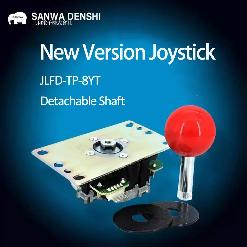 SANWA-joystick-Original-de-Jap-n-JLFD-TP-8YT-eje-desmontable-juego-de ...