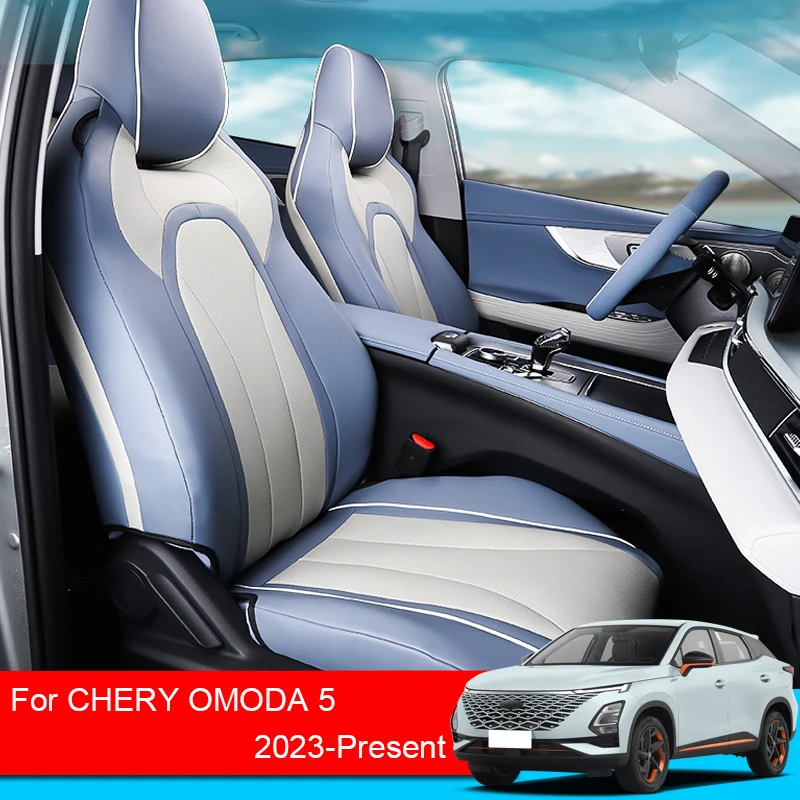 Car Full Seat Cover Nappa Leather For Chery OMODA 5 2023 2024 2025 Car ...