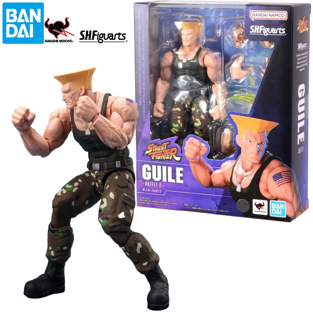 In-Stock-Bandai-S-H-Figuarts-shf-Guile-Outfit-2-Street-Fighter-Action ...