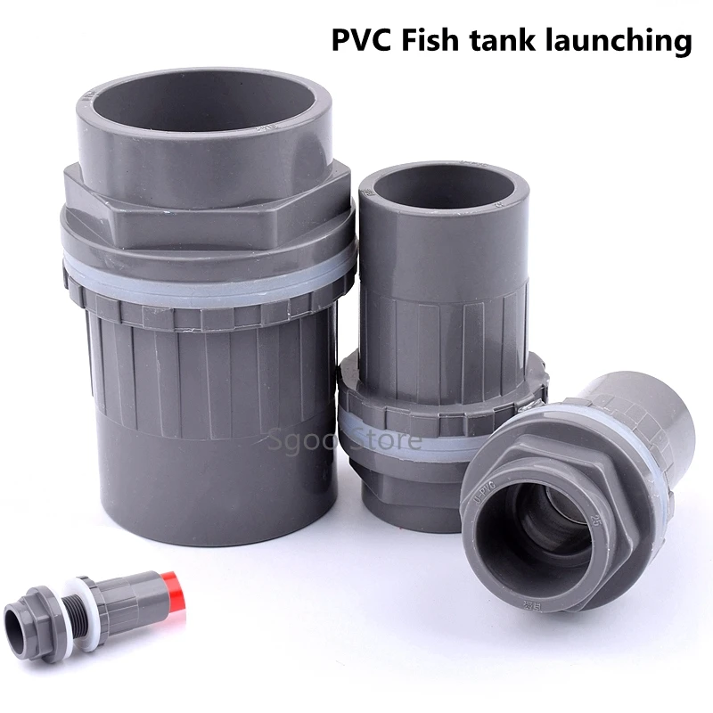 1~10PCS 20/25/32/40/50mm Hi-Quality PVC Pipe Connectors Thicken Fish ...