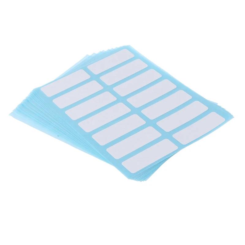 168pcs-12-Sheets-pack-13x38mm-Paper-Self-Adhesive-Sticky-White-Label ...