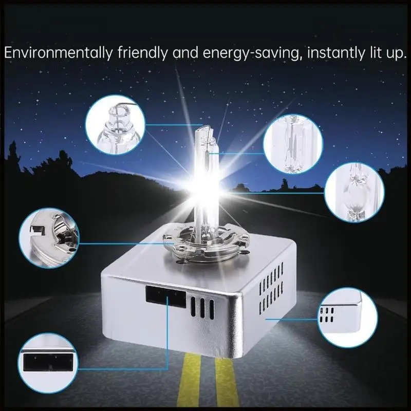 Efficient 35W D5S Xenon Headlight Bulbs 6000K for Optimal Road ...