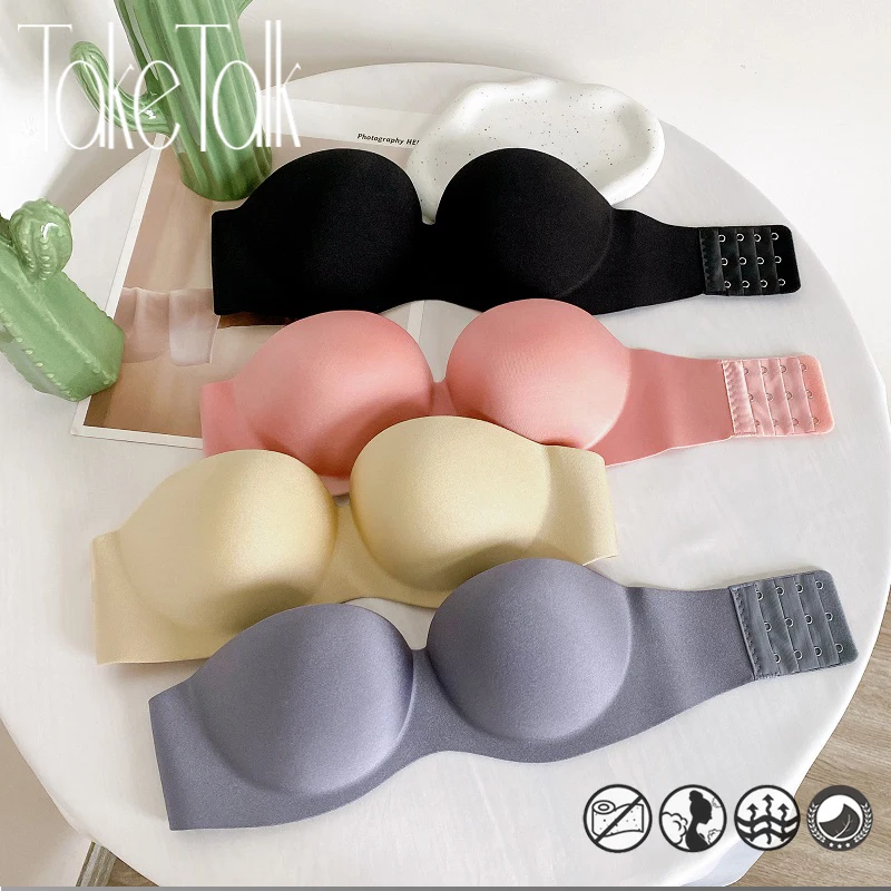 Women-Sexy-Bras-Tube-Top-Seamless-1-2-Cup-Brassiere-Female-Strapless ...