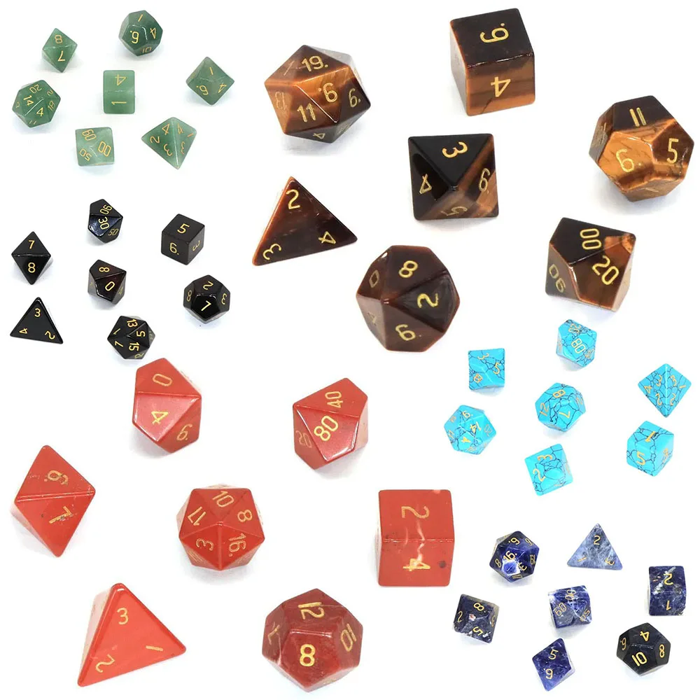 7Pcs-Set-Polyhedral-RPG-DND-Dice-Role-Playing-D6-D20-Board-Table-Games ...