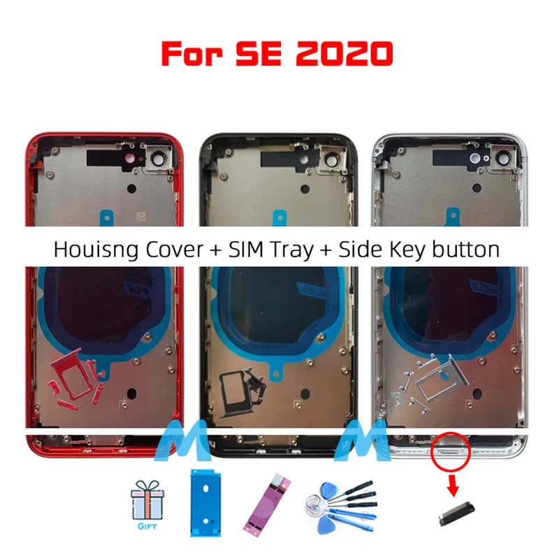 Tampa-da-carca-a-para-o-iphone-SE-2020-SE2-bateria-chassi-da-porta ...