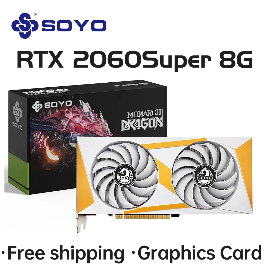 SOYO-Graphics-Cards-NVIDIA-GeForce-RTX2060-Super-8G-GDDR6-Video-Memory ...