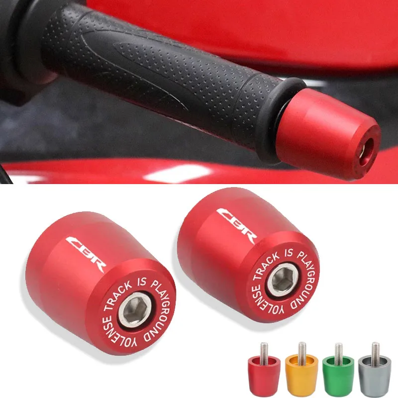 Motorcycle-Handle-Bar-End-Handlebar-Grips-ends-Cap-Plug-Slider ...
