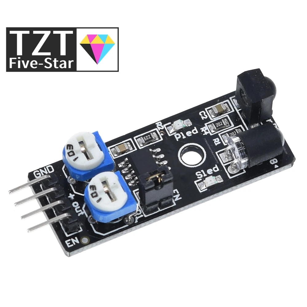 TZT Módulo de Sensor de evitación de obstáculos, IR de dispositivo ...