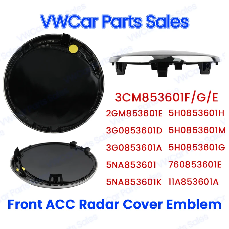 Emblema-delantero-para-VW-OEM-cubierta-de-Radar-ACC-insignias-de-cer ...