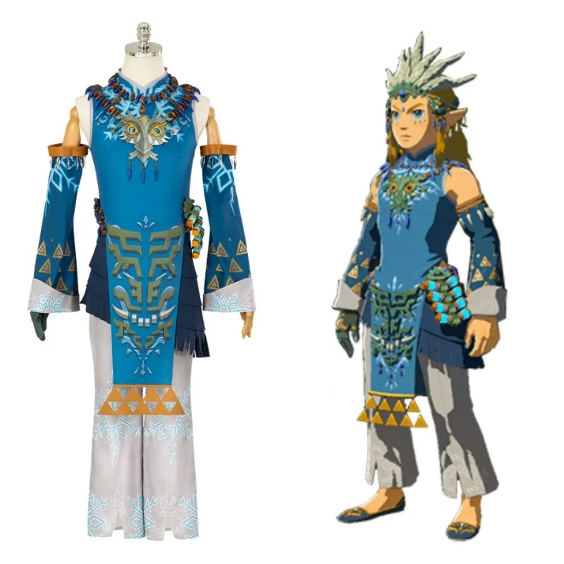 Link-Frostbite-Cosplay-Outfit-Zelda-Blue-Link-Frostbite-Armor-Set ...