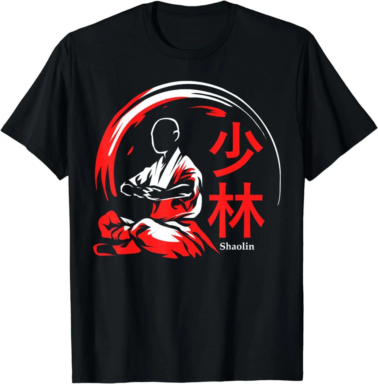 China Kung Fu Shaolin Design Gift T-shirt XS-4XL Fashion casual unisex ...