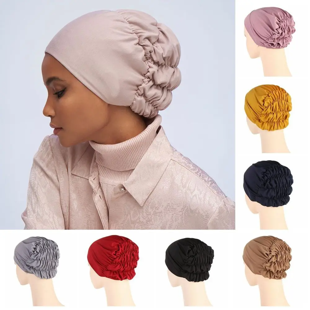 Female-Hijabs-Elastic-Muslim-Bonnet-Turban-Hat-Inner-Cap-Women ...