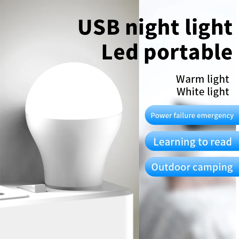 Led Read Light Usb Charging | Small Light Usb Plug | Small Lamp Usb ...