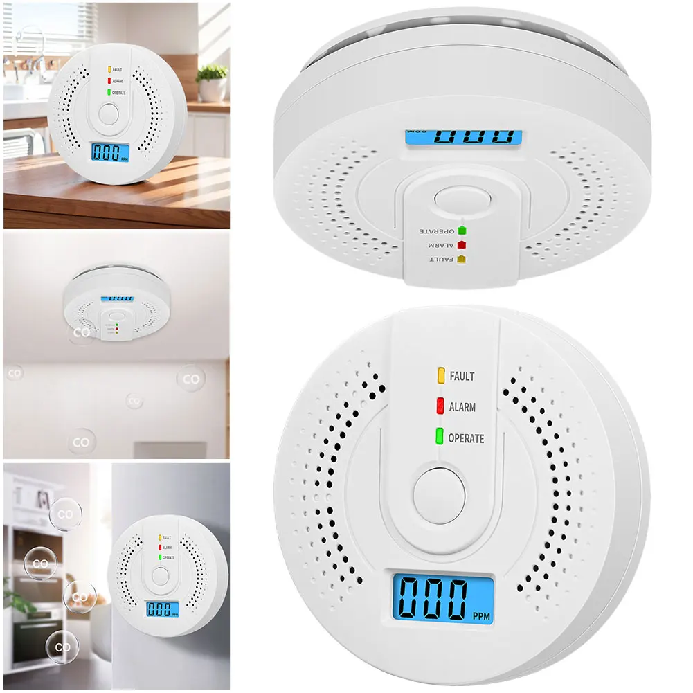 Carbon-Monoxide-Detector-CO-Warning-Alarm-Battery-Powered-Carbon ...