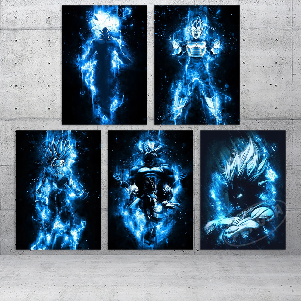 Home-Decor-Janpanese-Anime-Wall-Dragon-Ball-Art-Goku-Canvas-Vegeta-IV ...