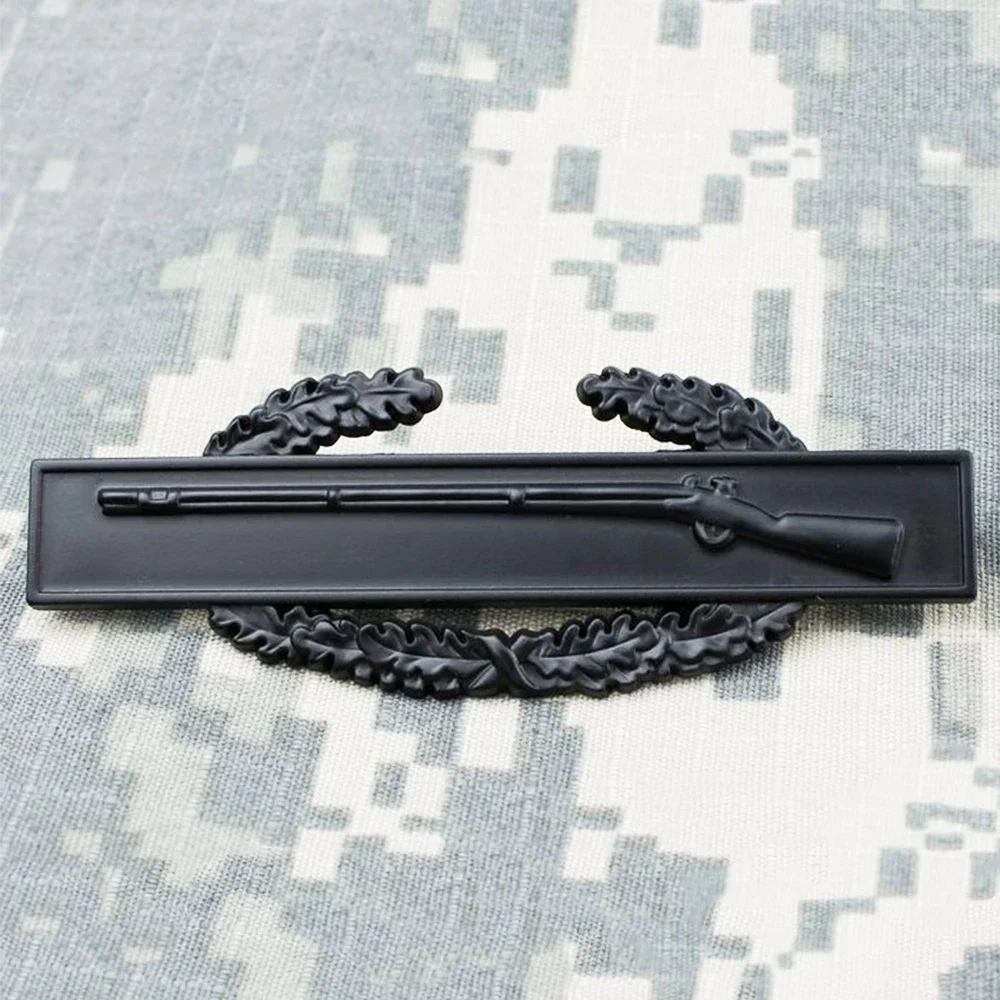 WW2 WWII US USA MILITARY ARMY COMBAT INFANTRY BADGE METAL PIN BLACK ...