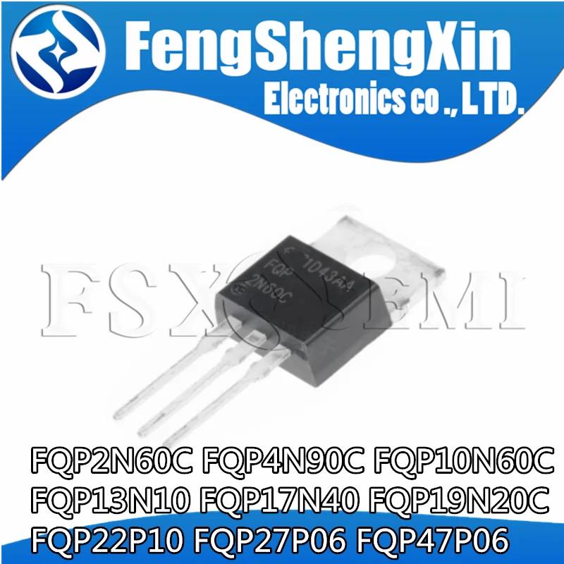 10PCS FQP4N90C FQP4N90 PARA 220 FQP2N60C FQP10N60C FQP10N60 FQP13N10L ...