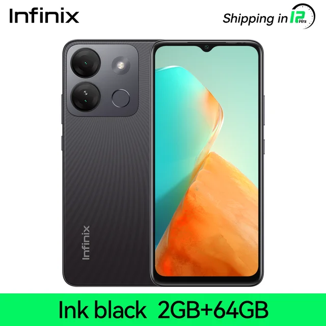 Infinix-teléfono inteligente 7 HD 4G, Android 12, procesador octa-core ...