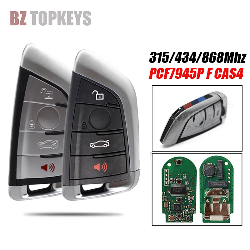 BZTOPKEY-smart-keyless-entry-fob-315-434-868Mhz-PCF7945P-for-BMW-3-5-7 ...