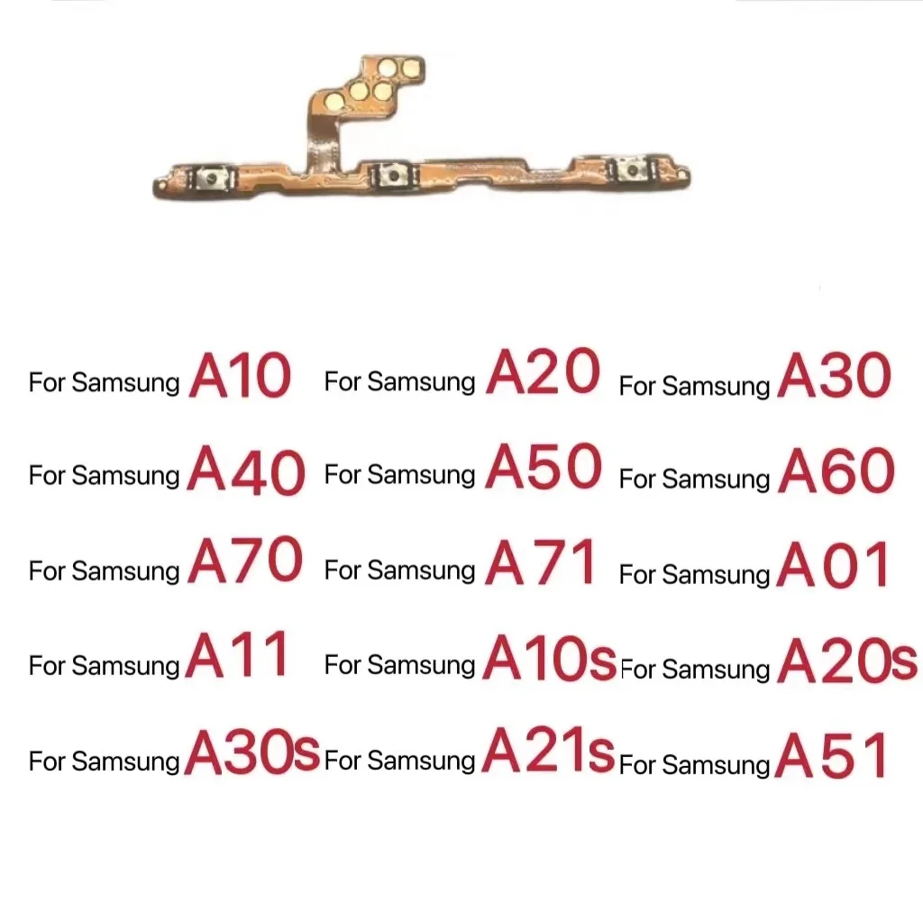Volume Power Switch On Off Button Key Flex For Samsung A10 A20 A30 A40 A50 A70 A01 A11 A10s A20s ...