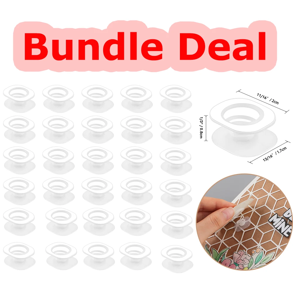 Bundle Deal 90-450pcs Self-adhesive Springs Dimensional Action Wobbles ...
