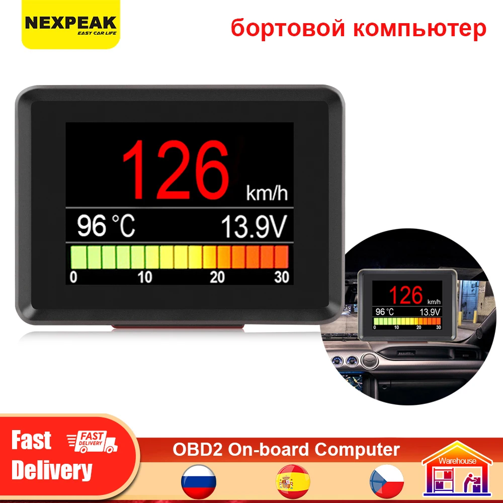 Automobile-On-board-Computer-OBD2-A203-Car-Digital-OBD-2-Computer ...