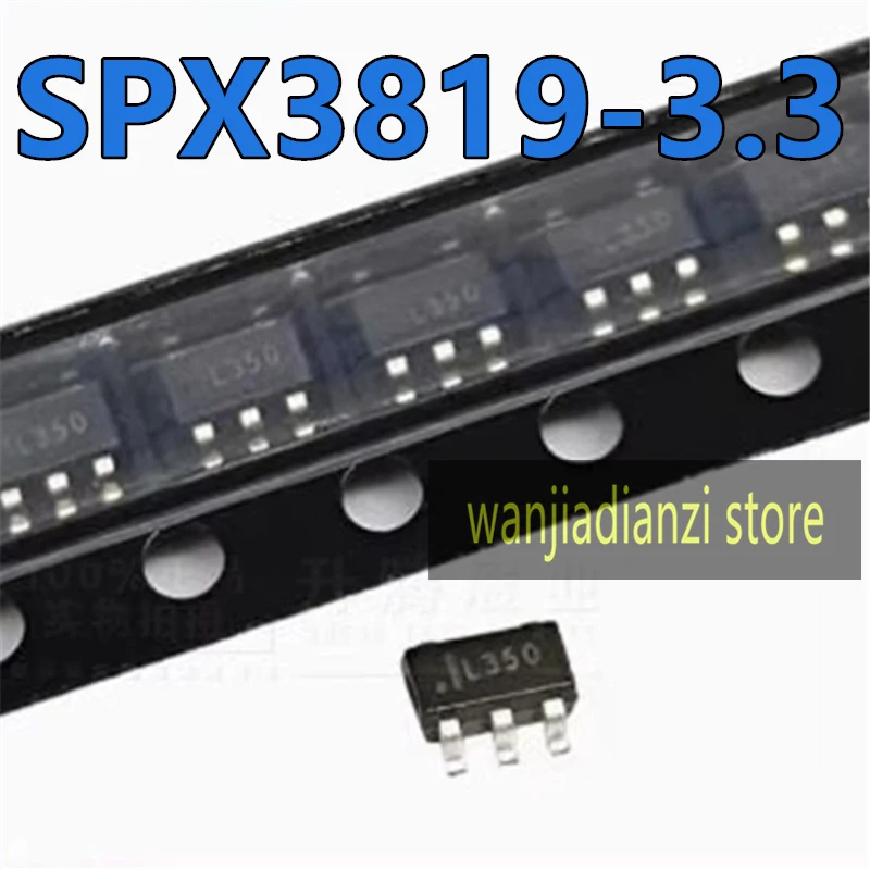 10pcs SPX3819-3.3 SPX3819M5-L-3.3/TR Voltage regulator LDO 500mA 3.3V ...