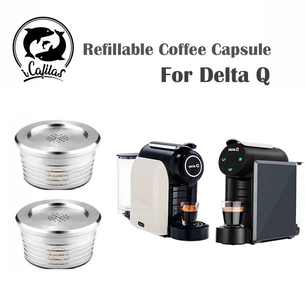 ICafilas-for-delta-Q-Stainless-steel-Refillable-Coffee-Capsule-Pod ...