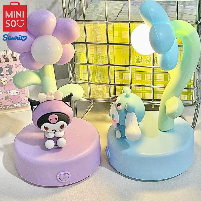 MINISO-Sanrio-Table-Lamp-Cinnamoroll-Sunflower-Night-Light-Children-s ...