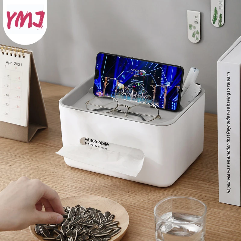 Desktop Tissue Box Removable Tissue Boxes Slight Luxury Decorative ...