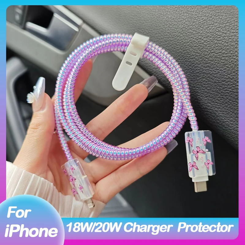 Cable-Winder-For-iphone-11-12-13-14-Plus-20W-Charger-Protection-Case ...