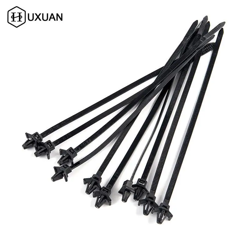 10pcs Cars Mount Wire Tie Clip Releasable Nylon Tie Wrap Cable ...