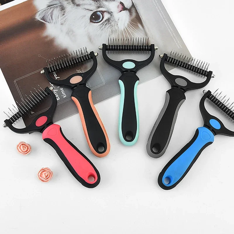 Pet-Hair-Remover-Pet-Fur-Knot-Cutter-Dog-Grooming-Shedding-Tools-Puppy ...